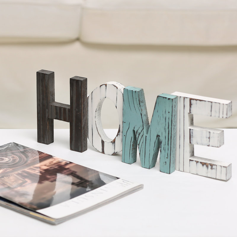 Ophelia & Co. Mctaggart Standing Home Letter Block & Reviews | Wayfair