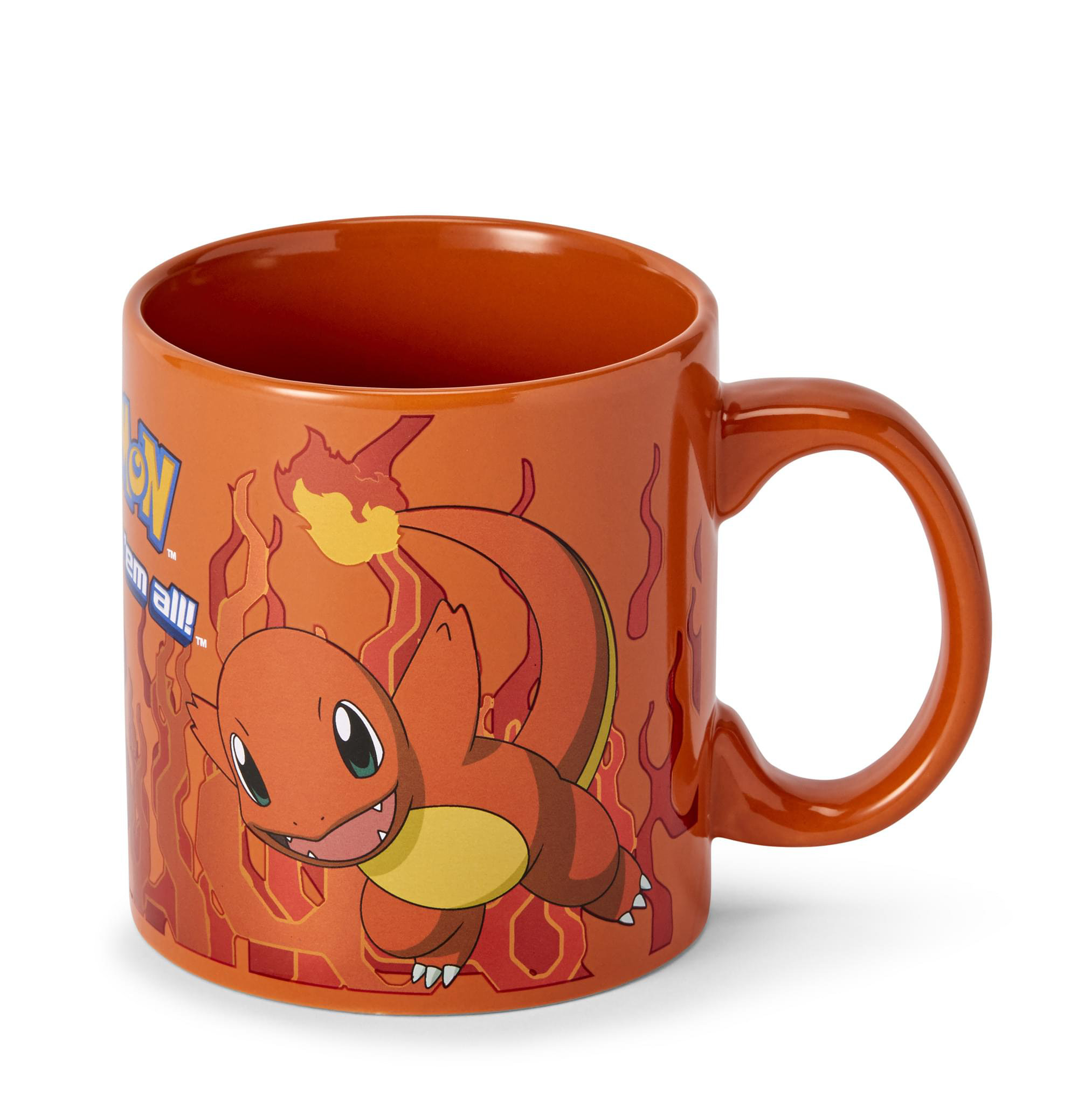 Just Funky Pokémon Charmander Orange Foil Print Ceramic Coffee Mug ...