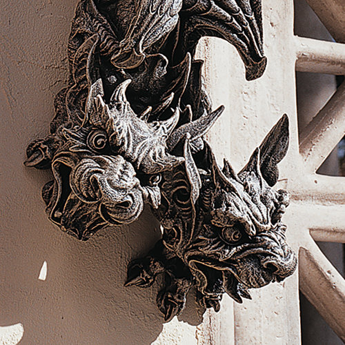 Design Toscano Double Trouble Gargoyle Wall Décor & Reviews | Wayfair