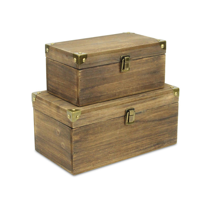August Grove® 2 Piece Decorative Box Set & Reviews | Wayfair