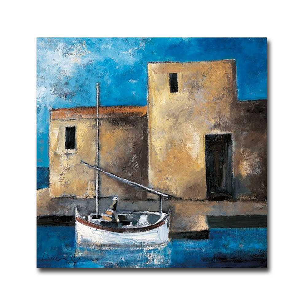 Wildon Home® Amedea Pescador Solitario On Canvas by Didier Lourenco ...