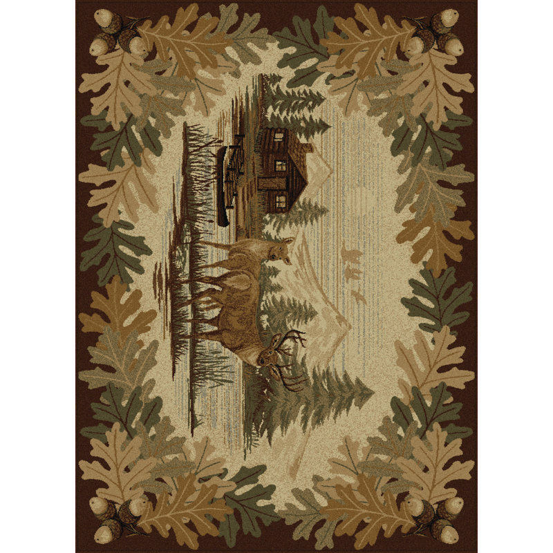 Threadbind Performance Brown/Beige Rug & Reviews | Wayfair