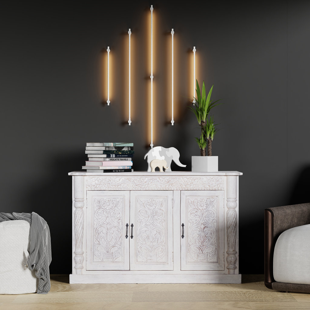 Bungalow Rose Tabiauea 60'' Wide Solid Wood Sideboard | Wayfair