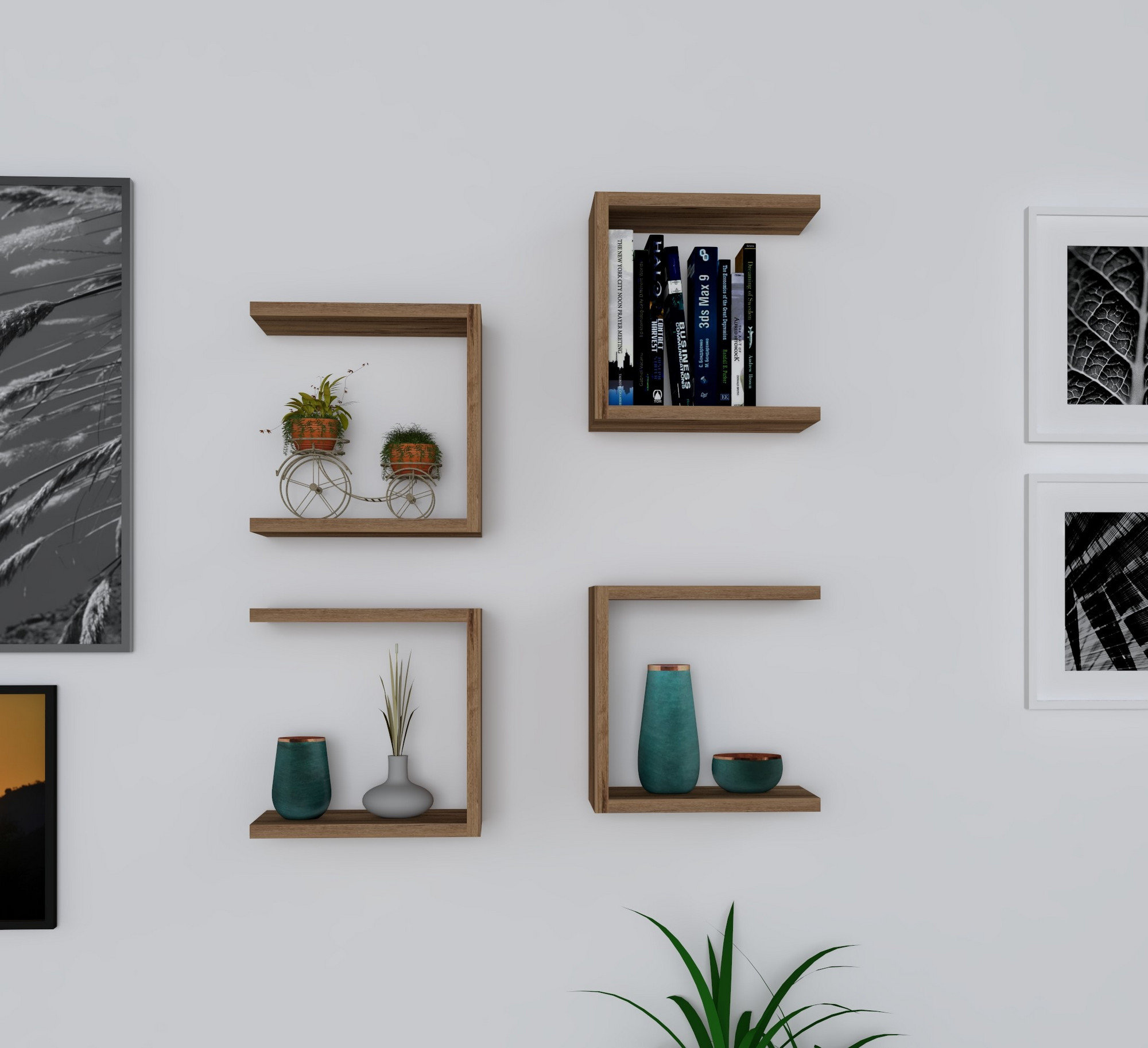 Latitude Run® 4 Piece Accent Shelf | Wayfair