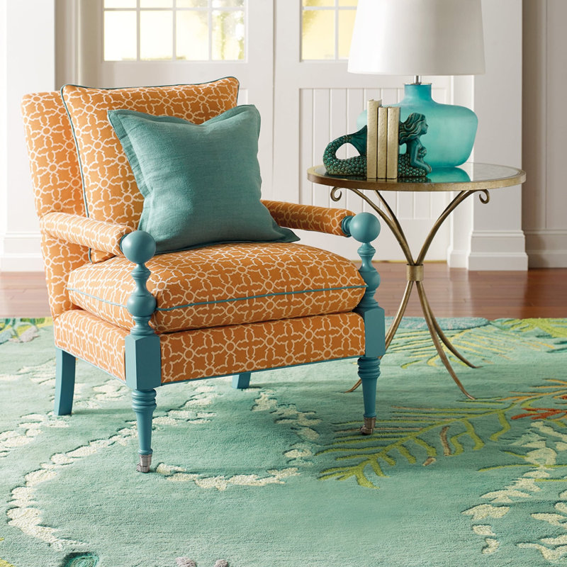 CompanyC To Bay Go Handmade Wool Blue/Green/Gray Rug & Reviews | Wayfair