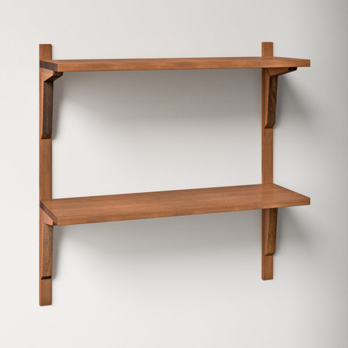 Baez Poplar Solid Wood Wall Shelf & Reviews | AllModern