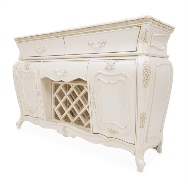 Michael Amini Lavelle 65.25'' Wide 3 Drawer Sideboard | Wayfair