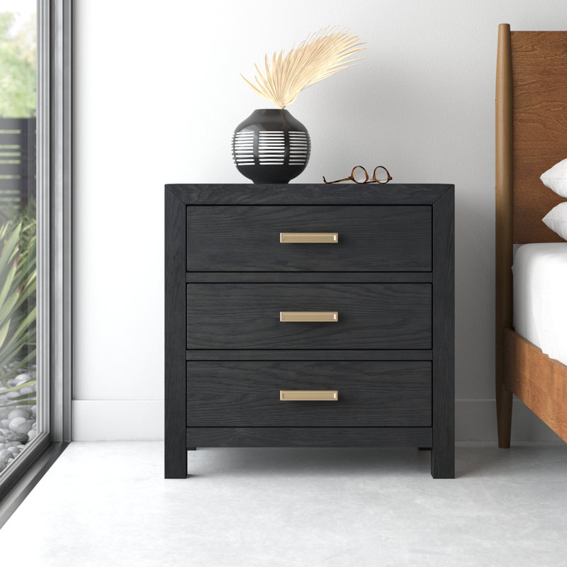 Wade Logan® Ashdon Solid Wood Nightstand & Reviews | Wayfair
