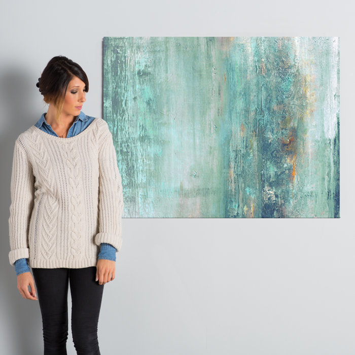 Highland Dunes Tristan Abstract Spa On Canvas by Tristan Scott ...