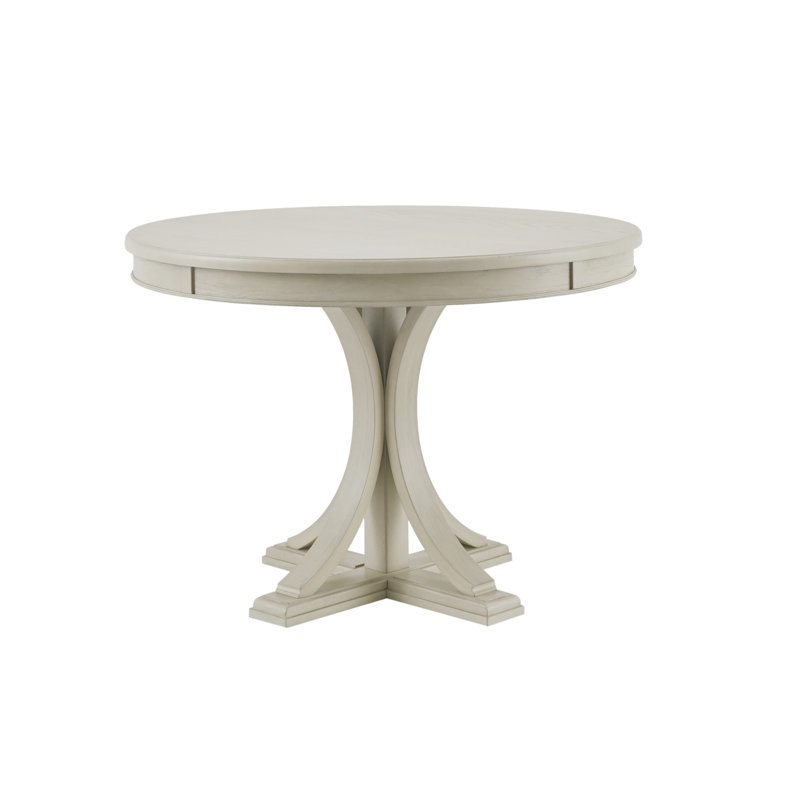 Madison Park Signature Helena Round Wood Pedestal Dining Table ...