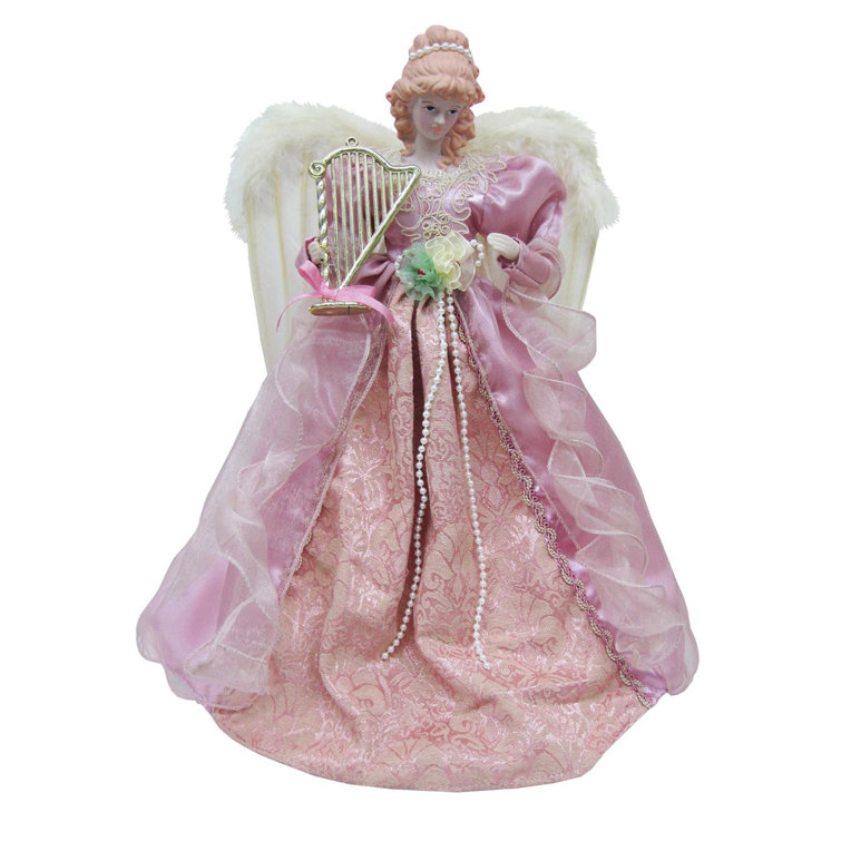 The Holiday Aisle® Victorian Angel Tree Topper | Wayfair