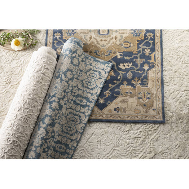 Lark Manor BuckHill Handmade Wool Medium Gray/Beige/Sage/Tan/Dark Brown ...