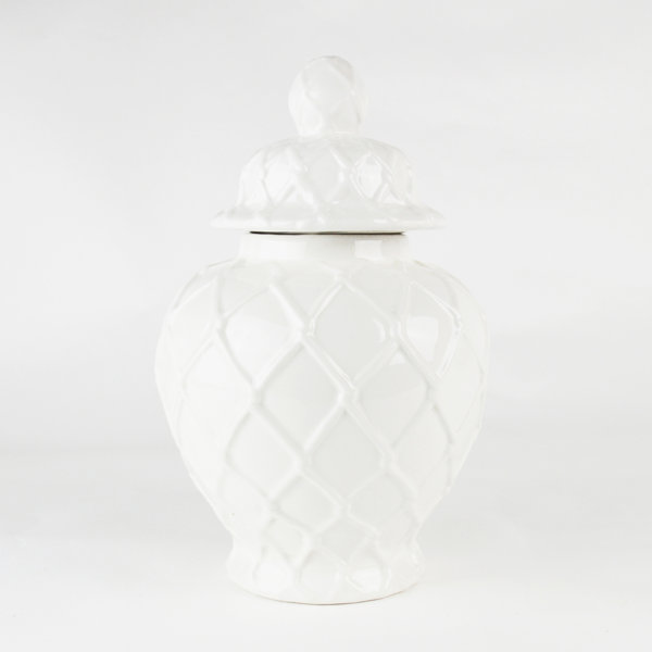 Canora Grey Textured Ginger Jar | Wayfair