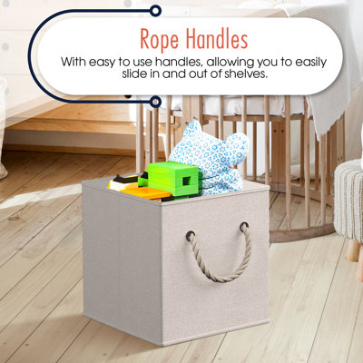 Breakwater Bay Foldable Collapsible Fabric Box & Reviews | Wayfair