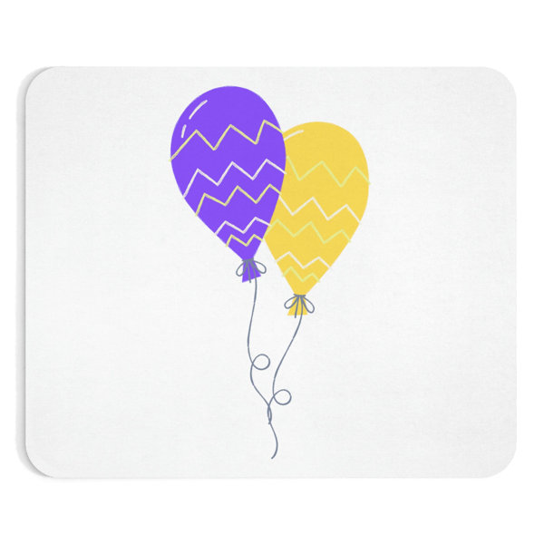 Ivy Bronx Set Of Balloons Mouse Pad (EU) | Wayfair