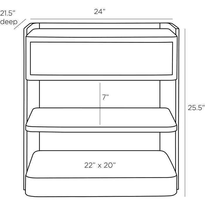 ARTERIORS Medici Rectangular End Table | Perigold