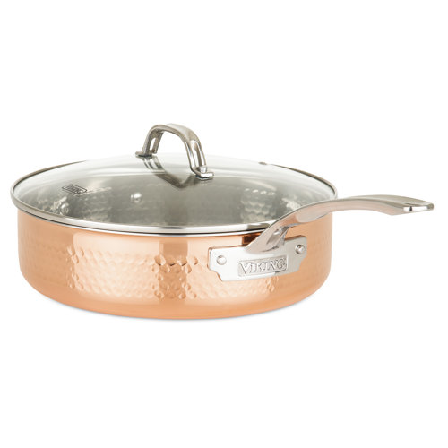 Viking Hammered Copper Clad 10 Piece Cookware Set & Reviews | Birch Lane