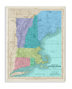 Ebern Designs Map Of Eastern States New England Border Lines by Daphne ...