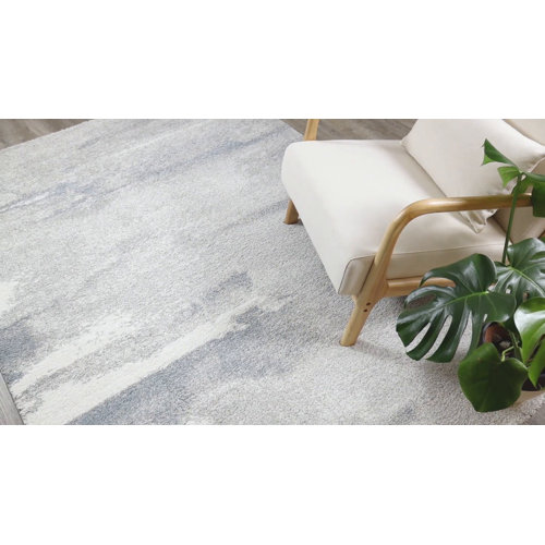 17 Stories Ahkeelah Abstract Area Rug in Cream & Reviews | Wayfair