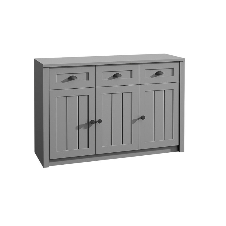 ClassicLiving Shaffer 130Cm Wide 3 Drawer Sideboard | Wayfair.co.uk