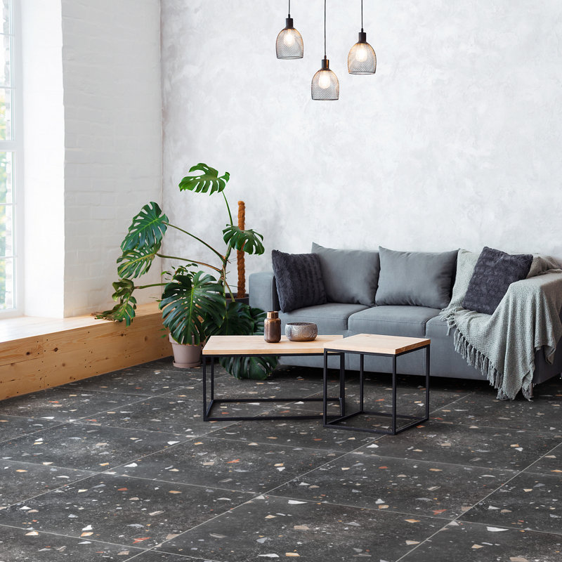 Merola Tile Sonar 26" x 26" Porcelain Stone Look Wall & Floor Tile ...