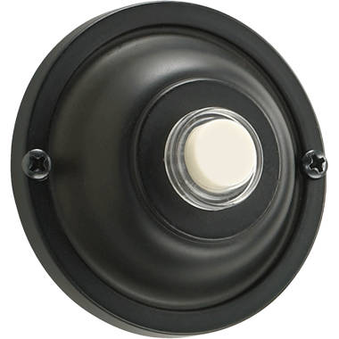 Charlton Home® Traditional Round Push Button & Reviews | Wayfair