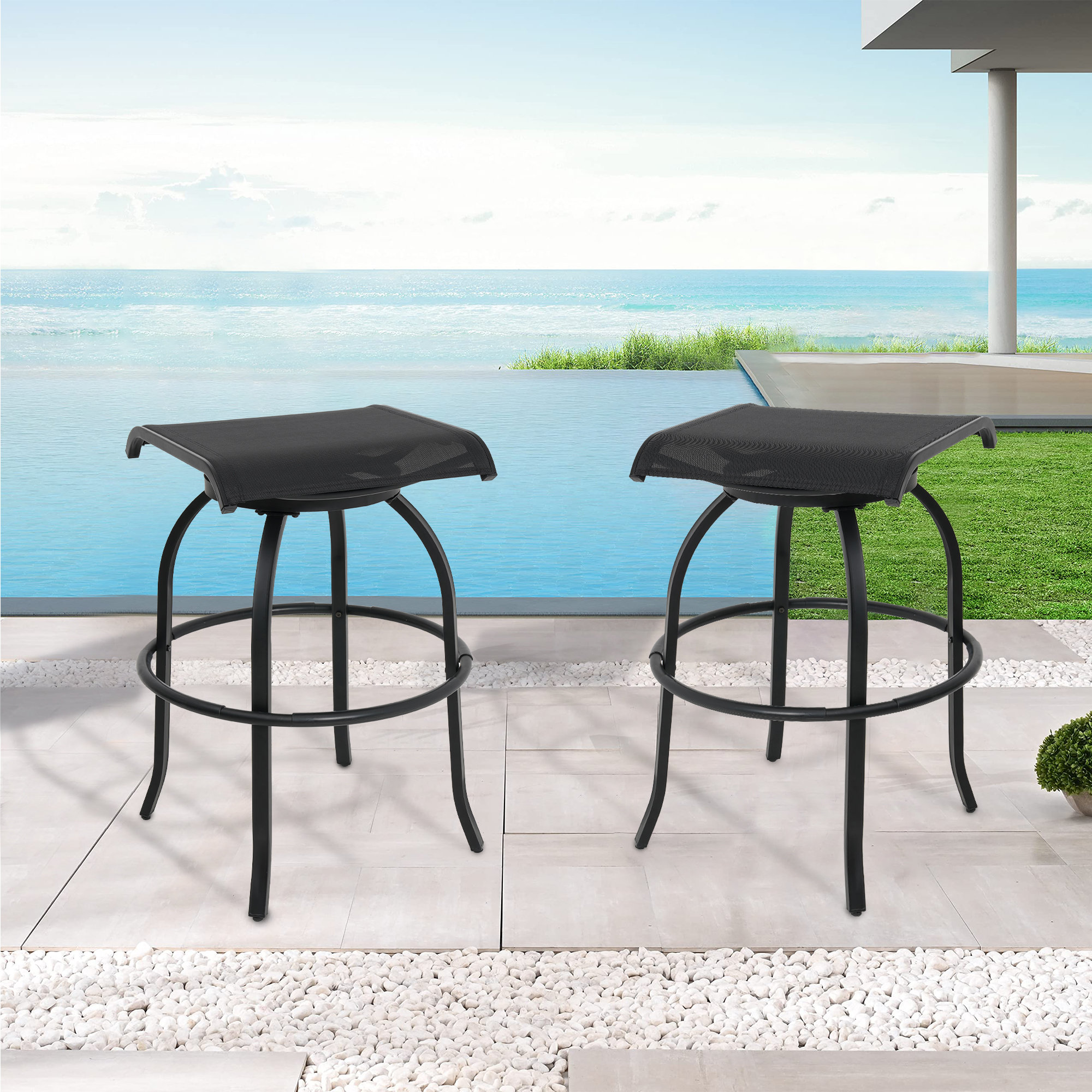 Williston Forge Freddrick 32" Patio Bar Stool | Wayfair