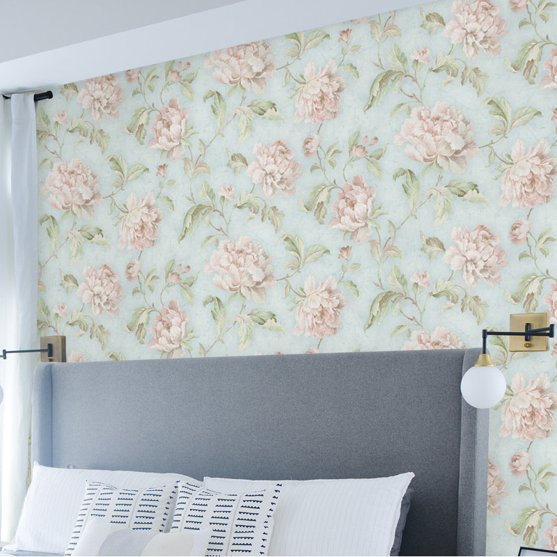 Laurel Foundry Modern Farmhouse Laci Floral Wallpaper | Wayfair