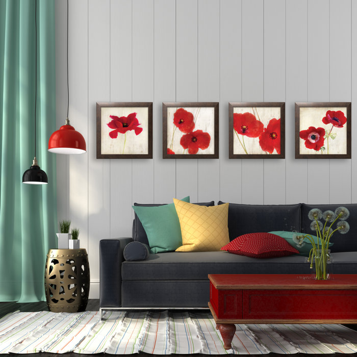 Red Barrel Studio® Beautiful Bright Red California Poppies by Amy ...
