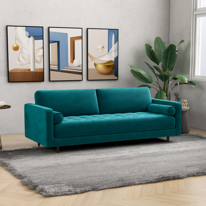 George Oliver Elsner 88'' Upholstered Sofa & Reviews | Wayfair