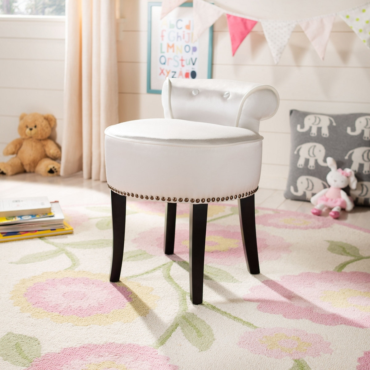 Winston Porter Breyner 23'' Tall Vanity Stool | Wayfair