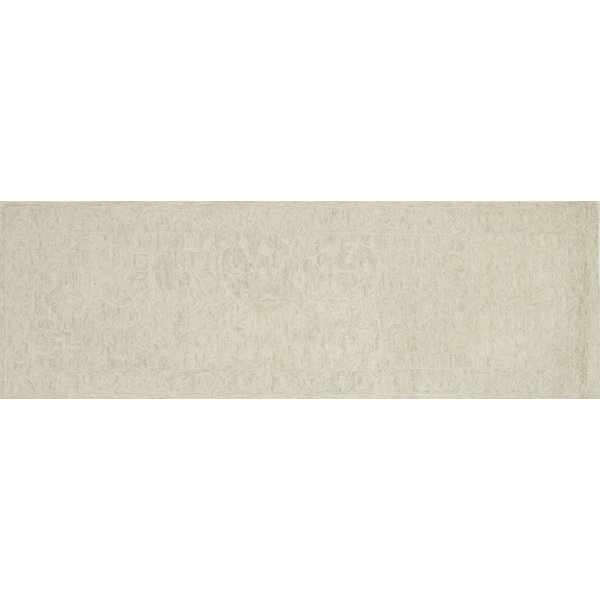 House of Hampton® Darryl Handmade Looped/Hooked Wool Bone Rug & Reviews ...