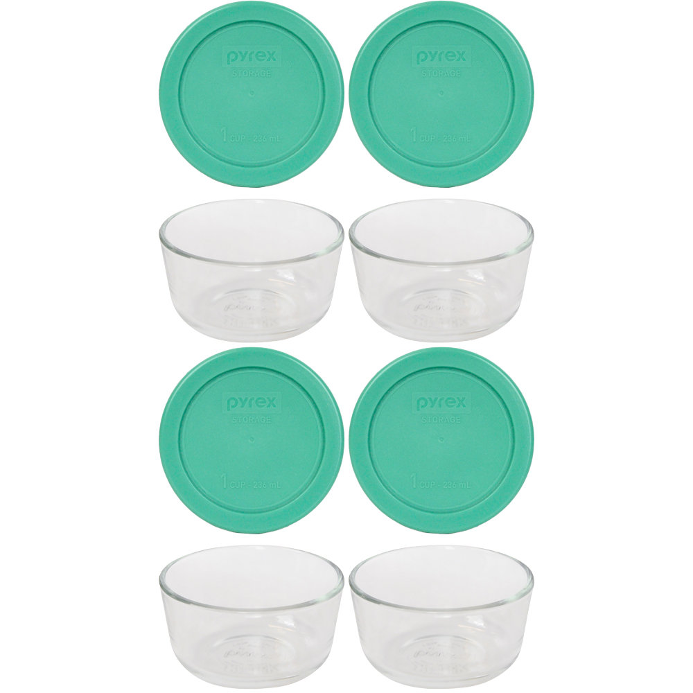 Pyrex Glass 4 Container Food Storage Set | Wayfair