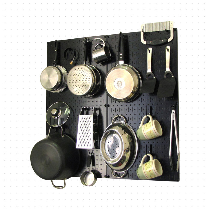 Prep & Savour Wall Mounted Pot Rack & Reviews | Wayfair