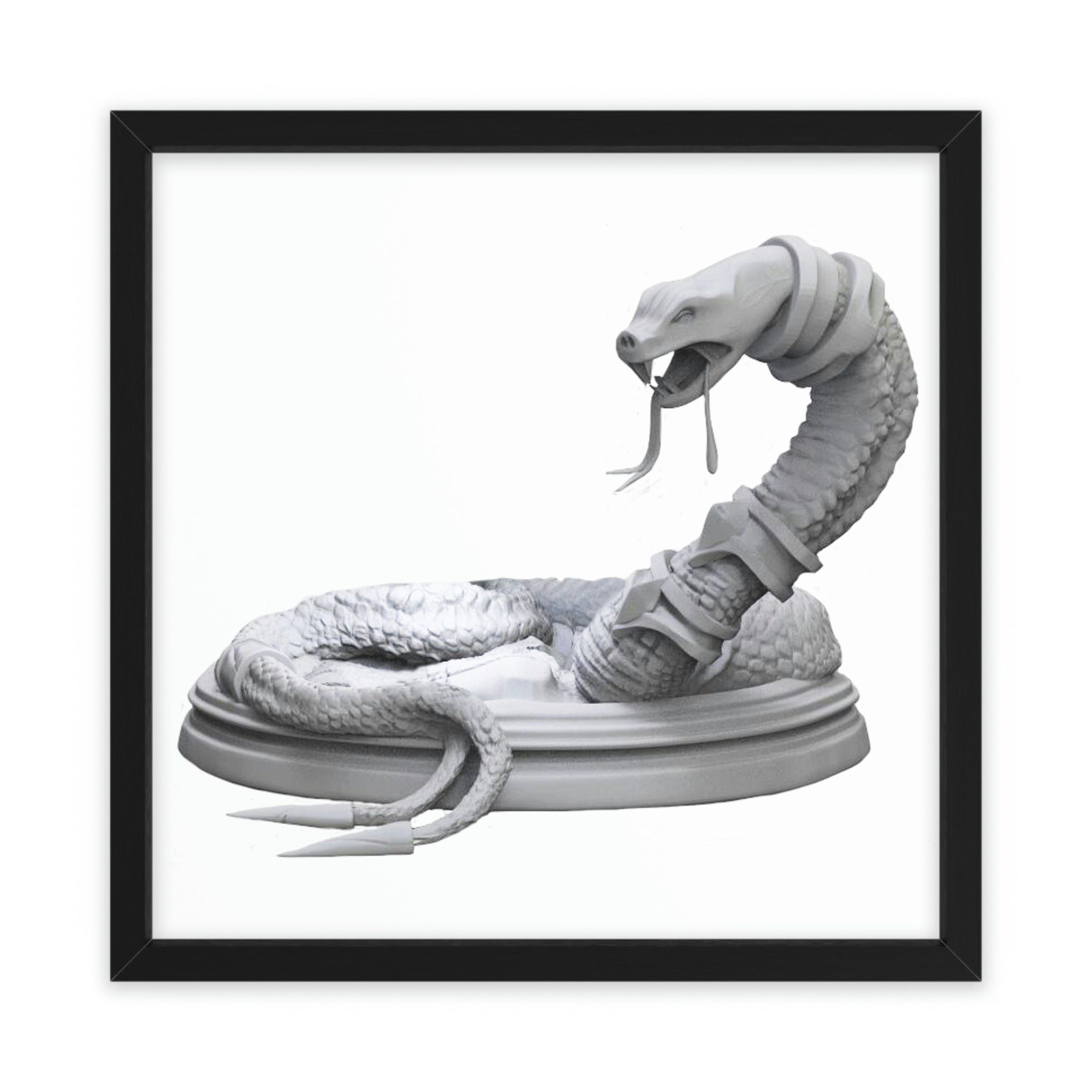 Bless international Snake - Picture Frame Illustration | Wayfair