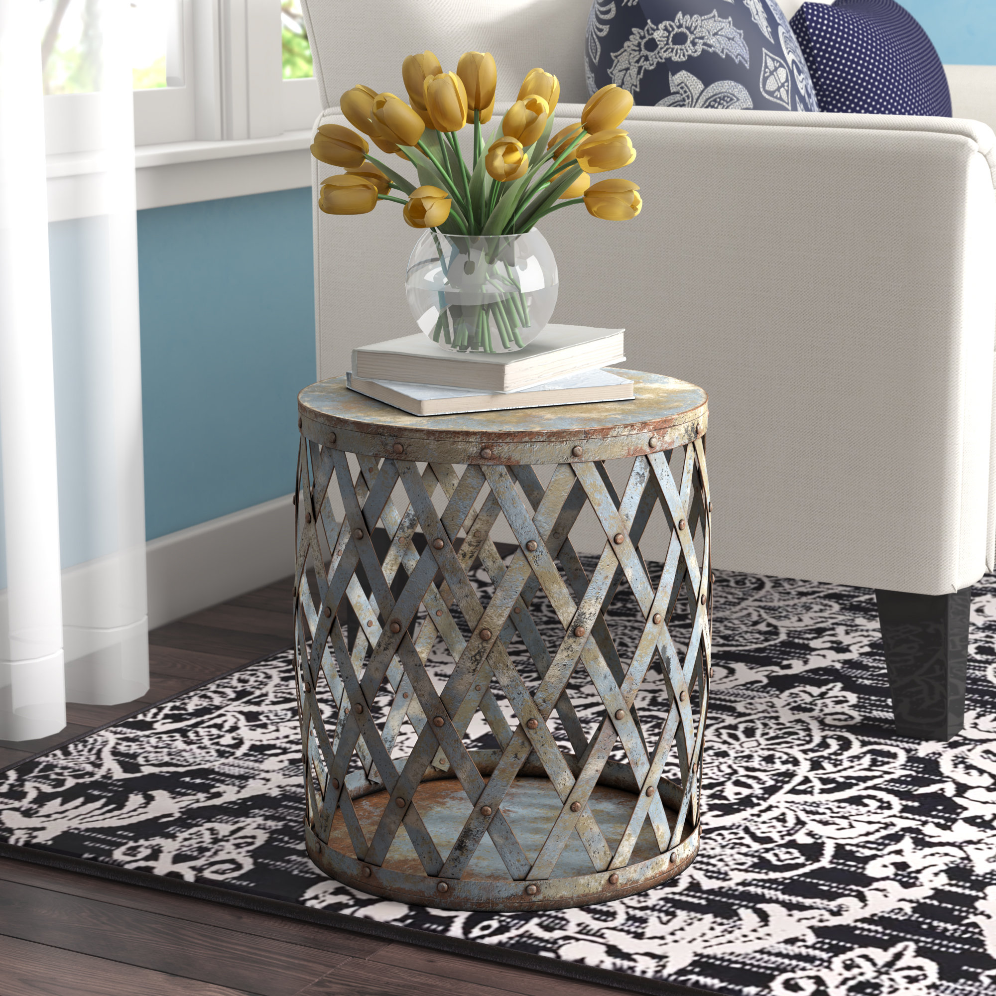 Highland Dunes Gustel 17'' Tall Frame End Table & Reviews | Wayfair