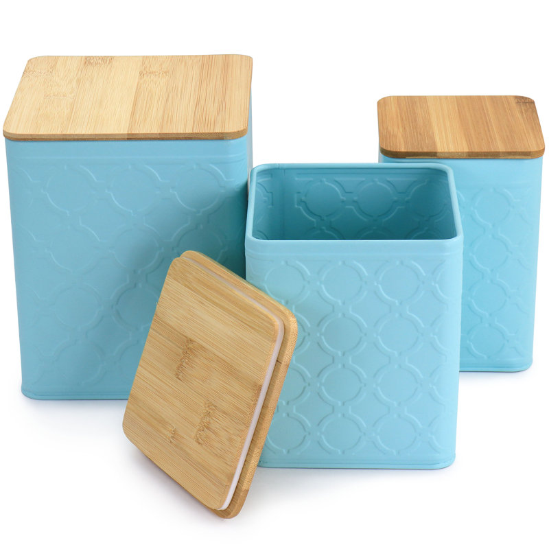 Latitude Run® 3 Piece Kitchen Canister Set | Wayfair
