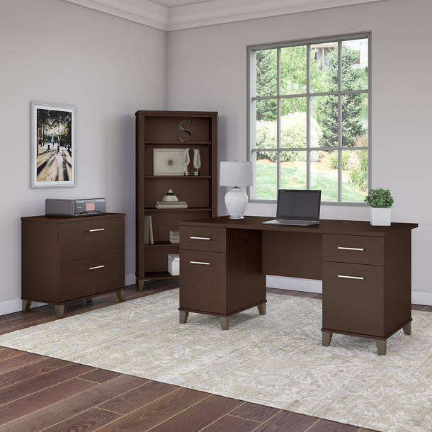 Bush Business Furniture Easy Office Rectangular Computer Desk Office ...