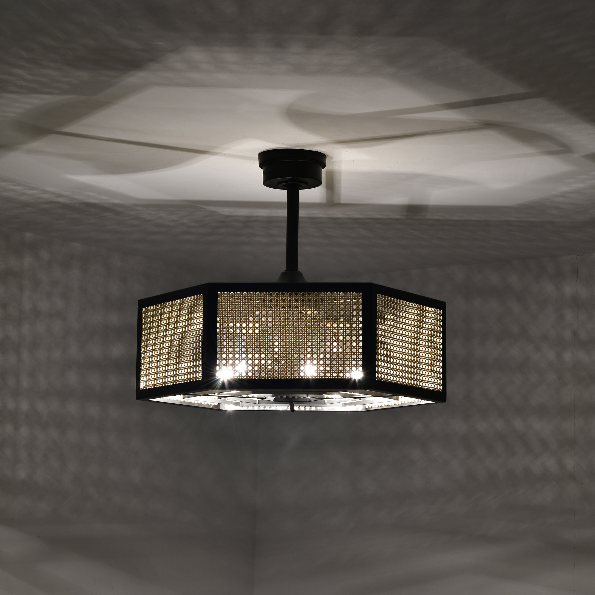 Warehouse of Tiffany Neira 27 Inch Traditional Rattan Ceiling Fan With ...