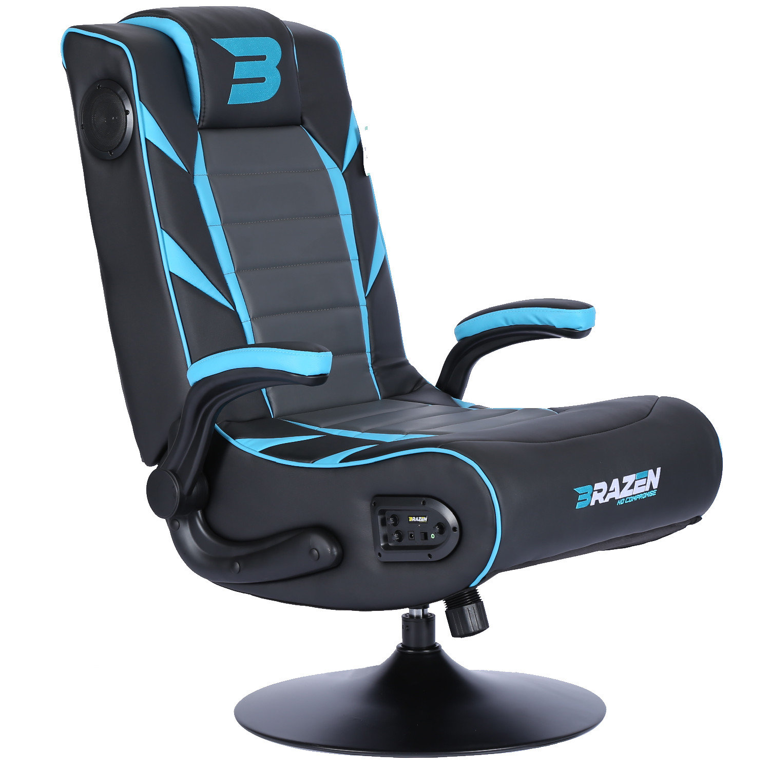 BraZen Gaming Chairs Panther Elite 2.1 Bluetooth Surround Sound PC ...
