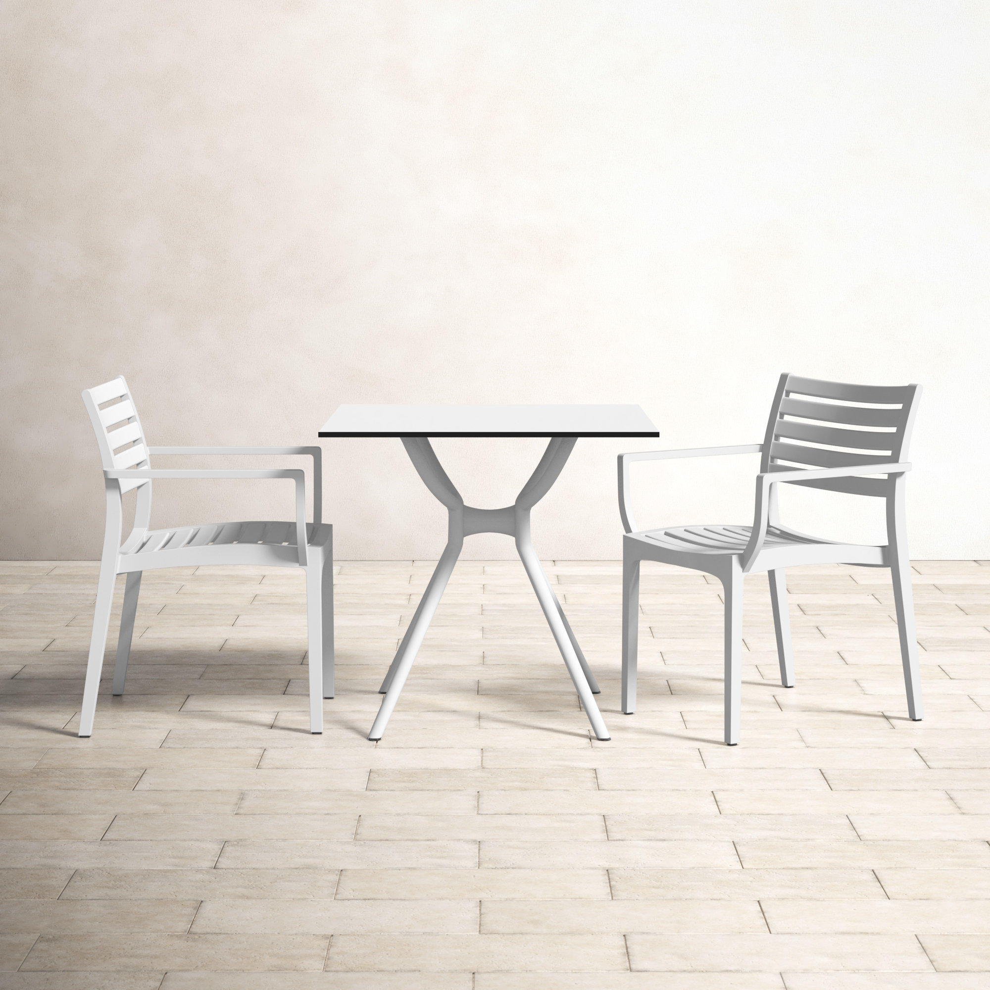 Birch Lane™ Cordelia Square 2 - Person Outdoor Dining Set | Wayfair