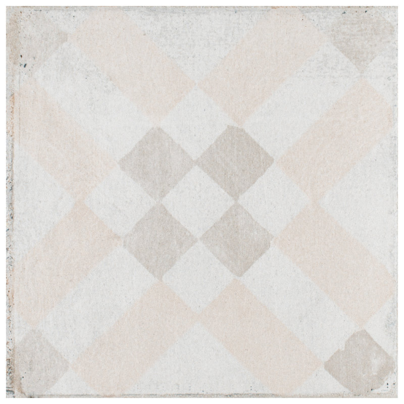 Merola Tile Barcelona 6" x 6" Porcelain Patterned Wall & Floor Tile ...