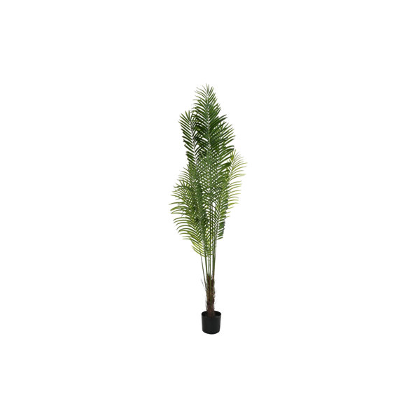 The Seasonal Aisle 240Cm Faux Palm Tree in Planter | Wayfair.co.uk
