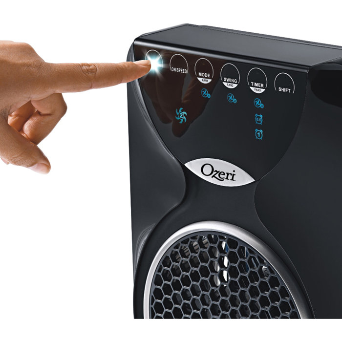 Ozeri 3x Tower Fan (44") with Passive Noise Reduction Technology ...