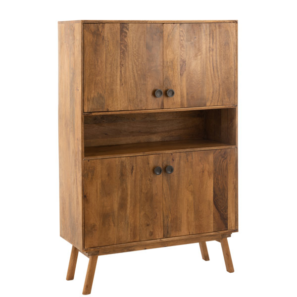 Union Rustic Bruhn 103Cm Wide Mango Solid Wood Highboard | Wayfair.co.uk