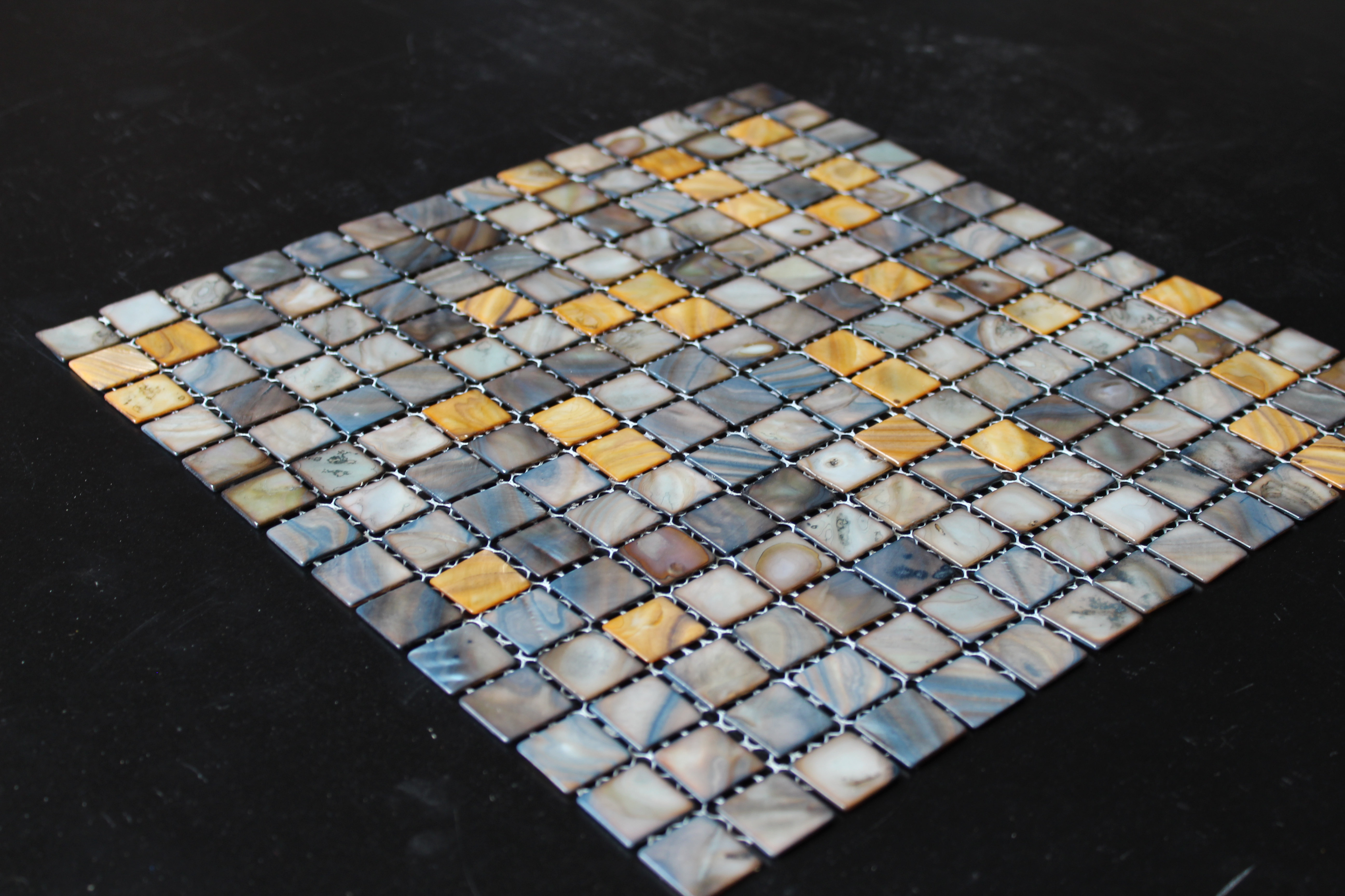 Joy Life 12" x 12" Seashell Grid Mosaic Wall & Floor Tile | Wayfair