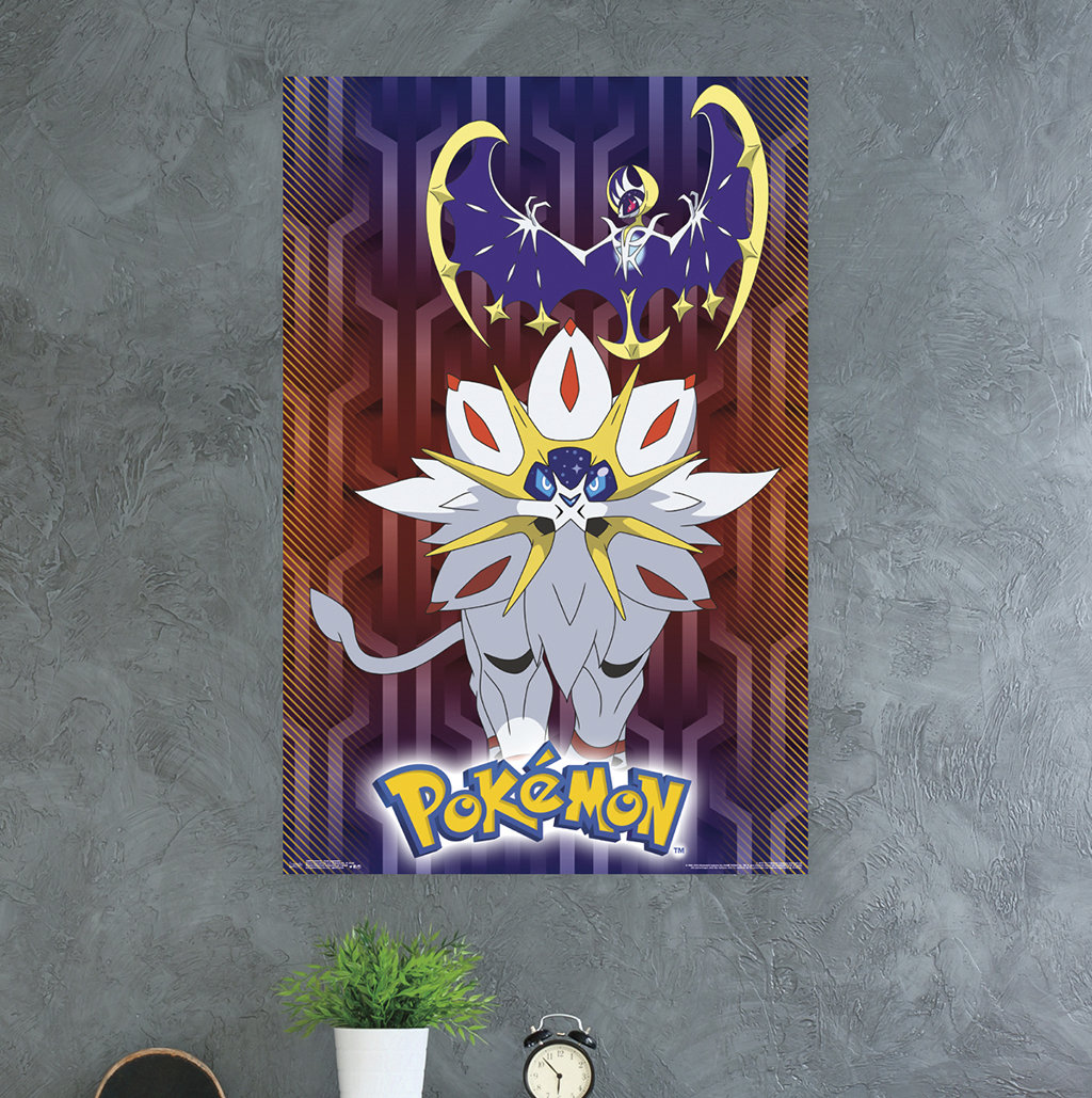 Trends International Pokémon - Alola Legendary Paper Print | Wayfair