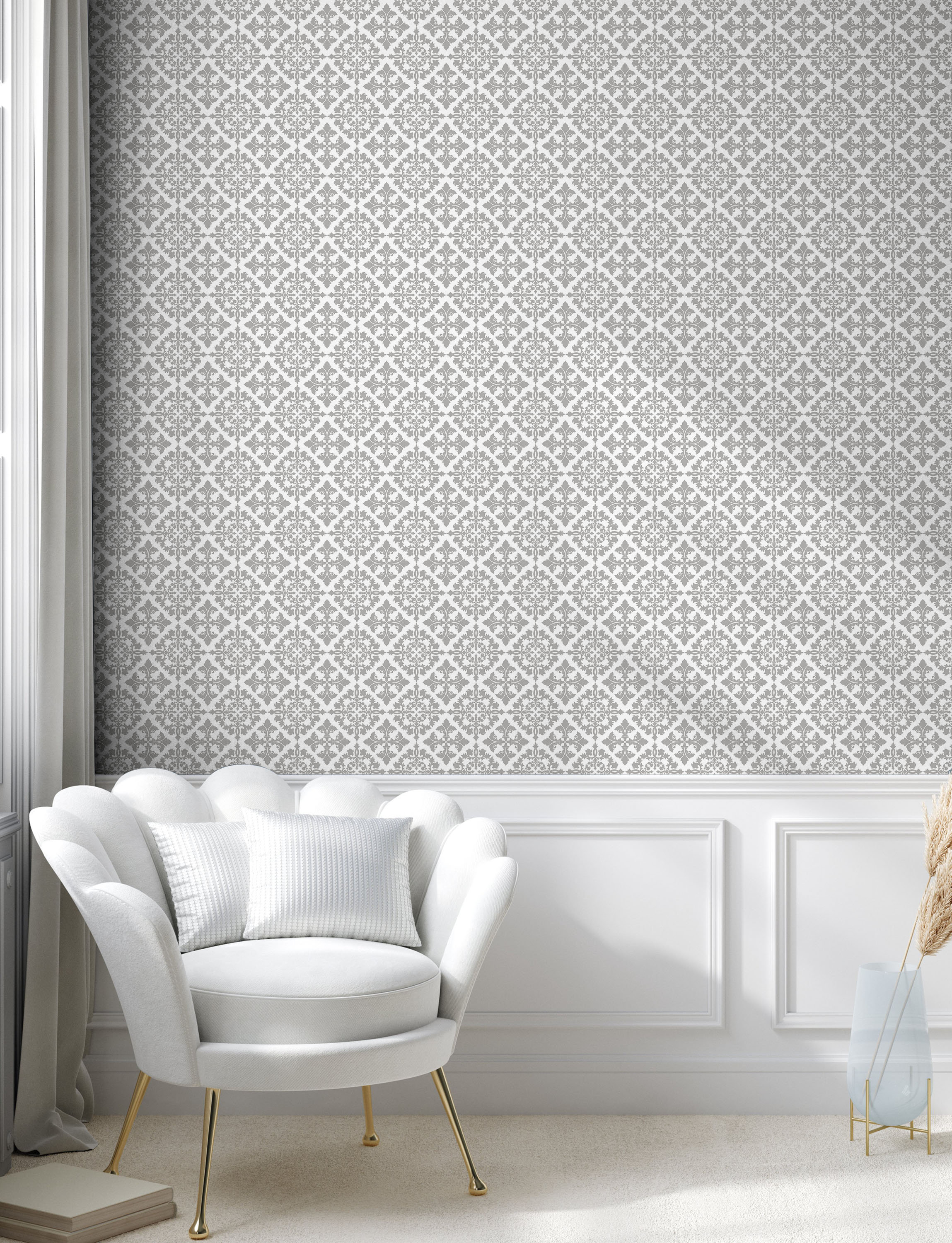 Charlton Home® Batuhan Peel & Stick Geometric Wallpaper | Wayfair