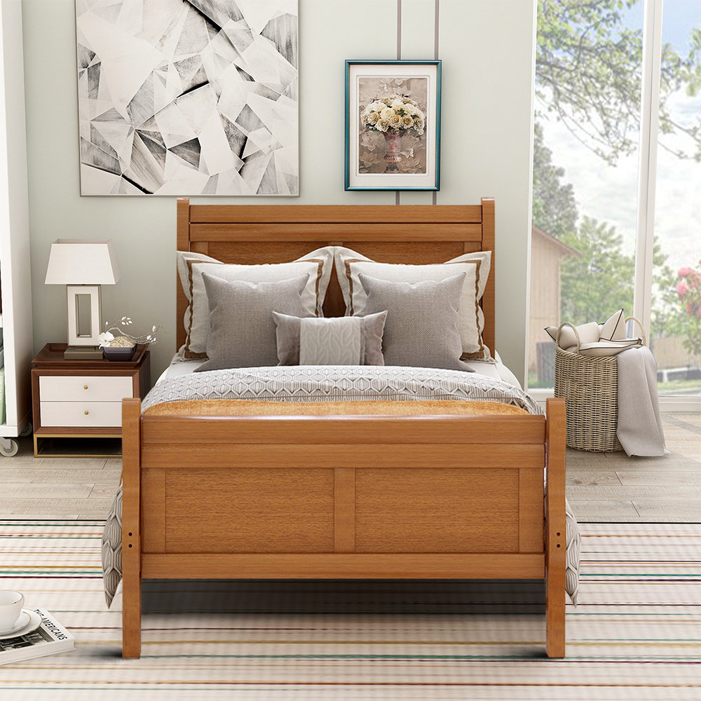 Winston Porter Haykel Solid Wood Bed | Wayfair