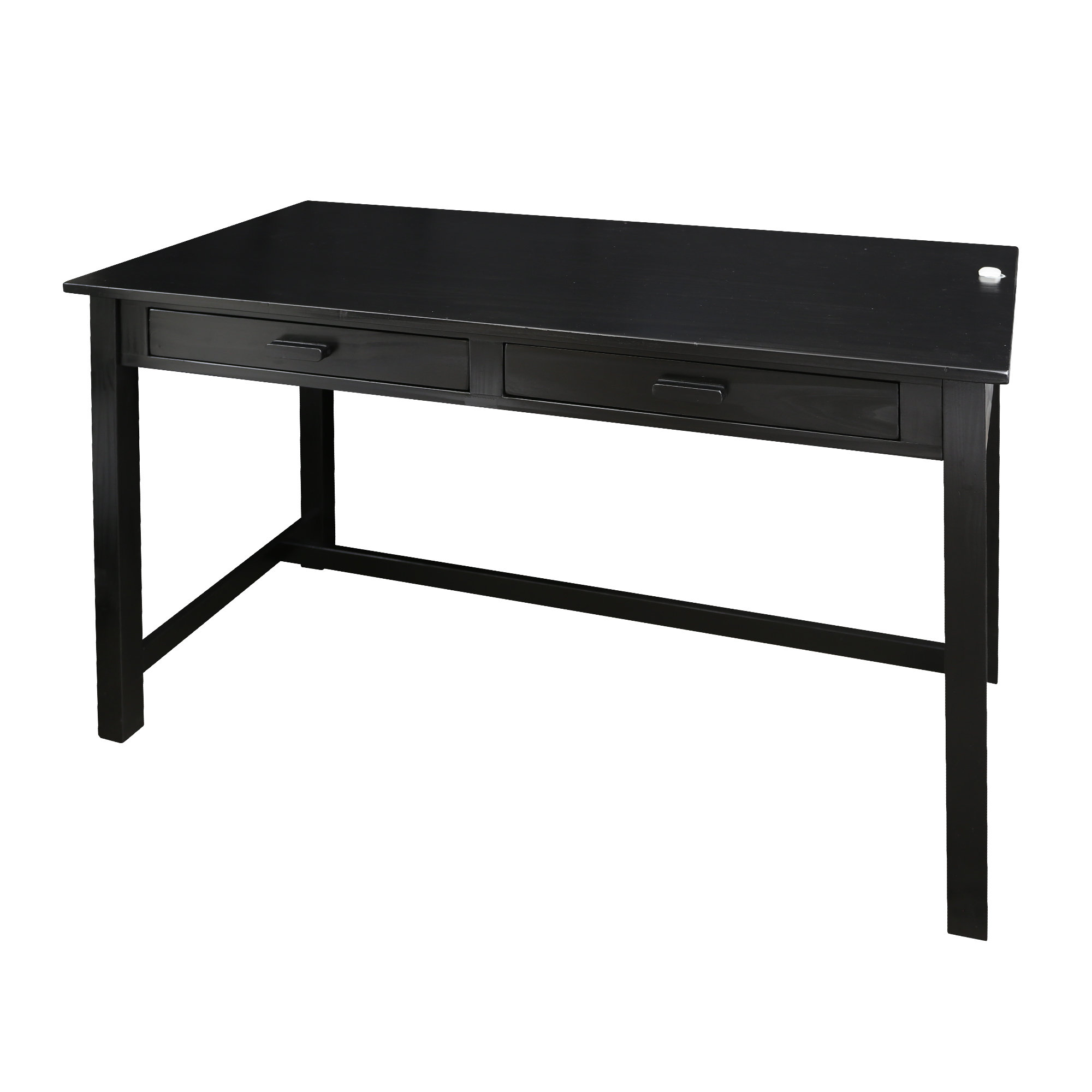 Ebern Designs Russellville Work Desk with Concealed Side Drawer ...